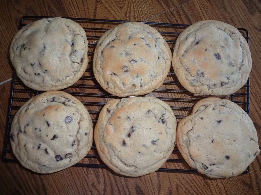 HUGE Homemade Half Pound Chocolate Chip Cookies (choice of Quantity) - Etsy