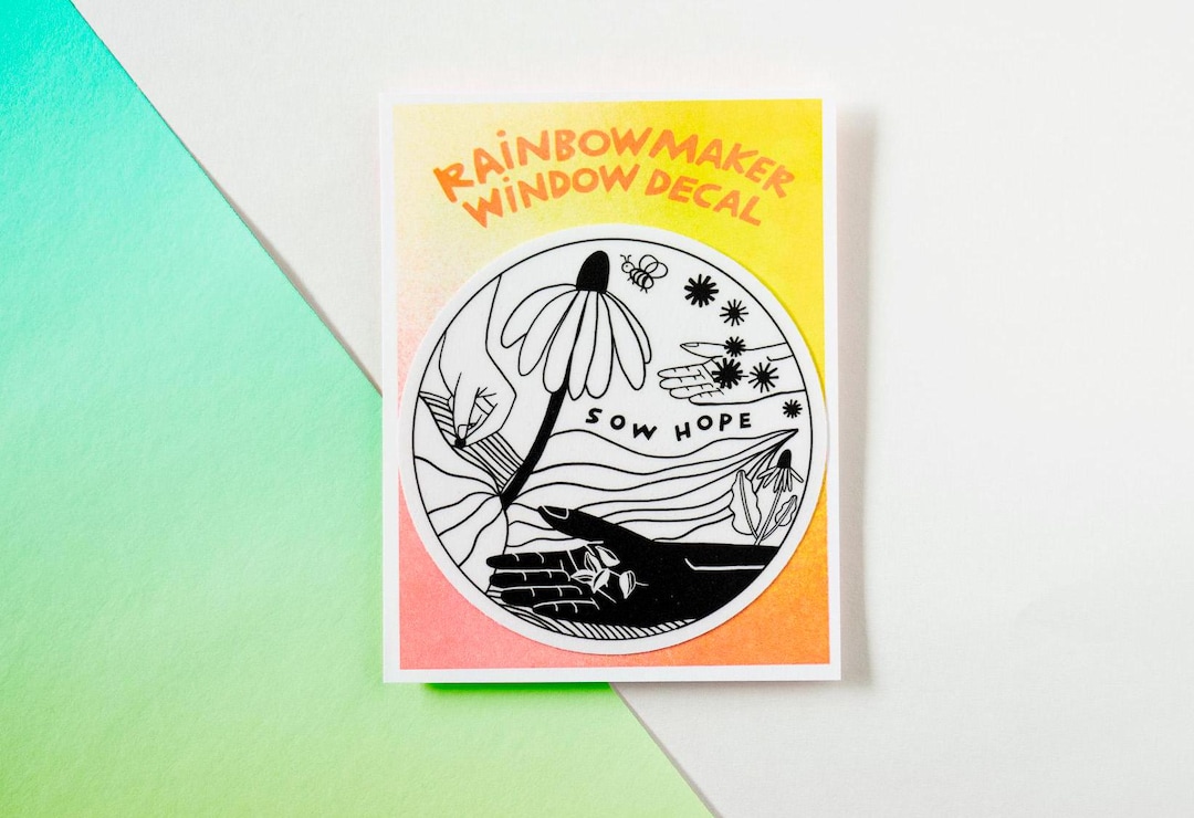Sow Hope - 4" Rainbow Maker Window Sticker - Etsy