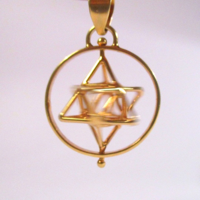 Tantric Star With SPIN Earrings or Pendant: Merkaba Sacred - Etsy