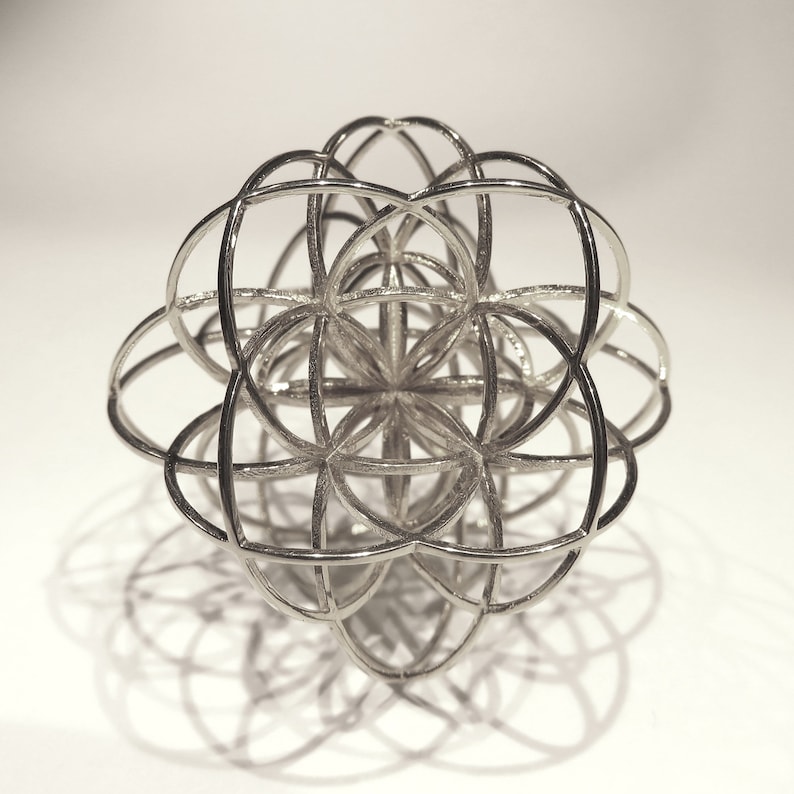 3D Seed of Life Etheric Sacred Geometry Gift Fine 3D - Etsy