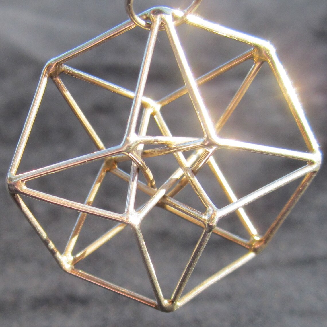 4D Hypercube Tesseract 3D Sacred Geometry Jewelry for - Etsy UK