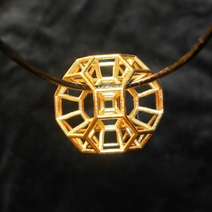 432 Hz Resonance Pendant 3D Sacred Geometry Stargate Portal ※ Phi ...