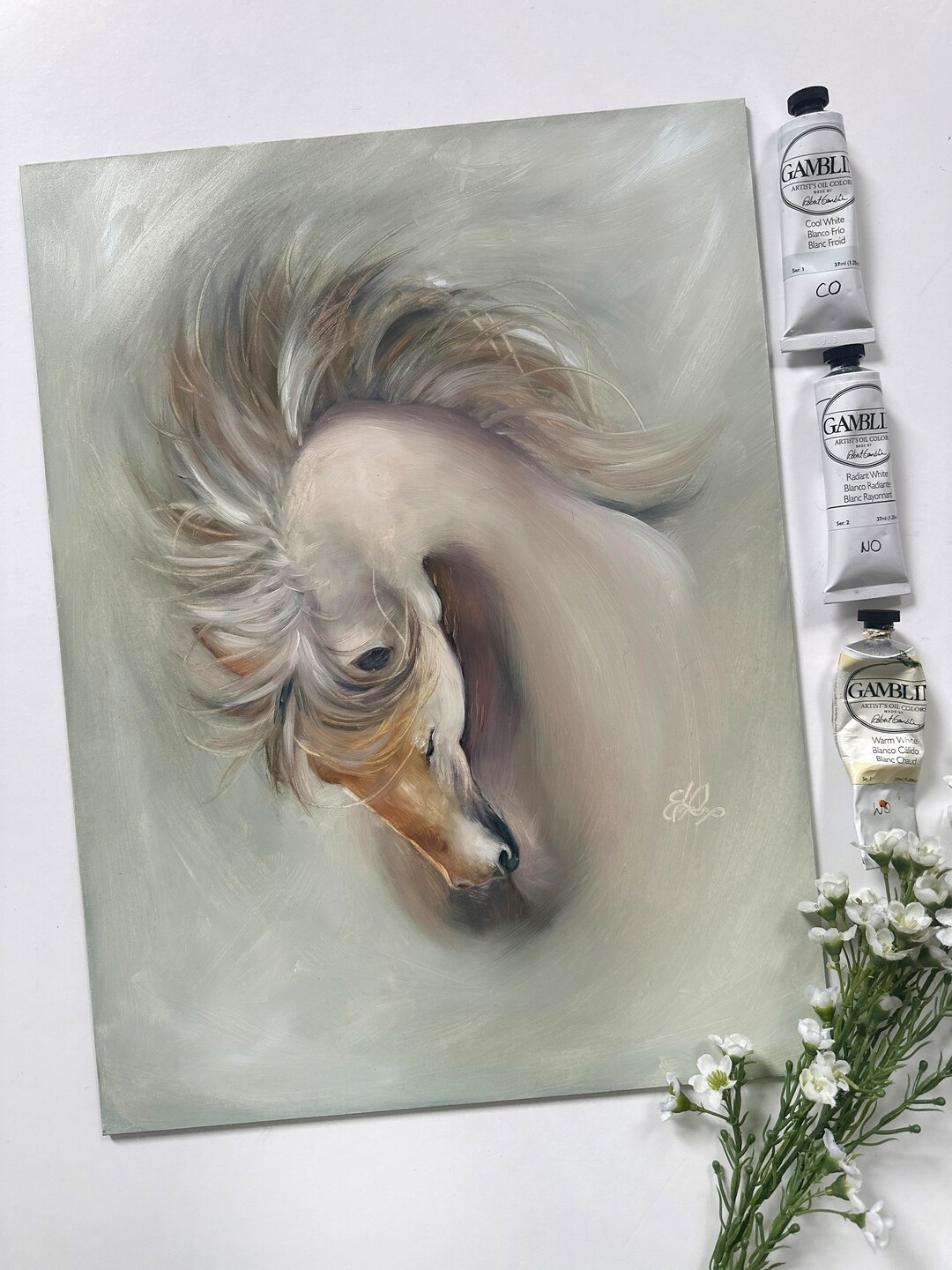 Wildness Within You, Oil Painting on Gessoboard 12x16inch, Horse ...