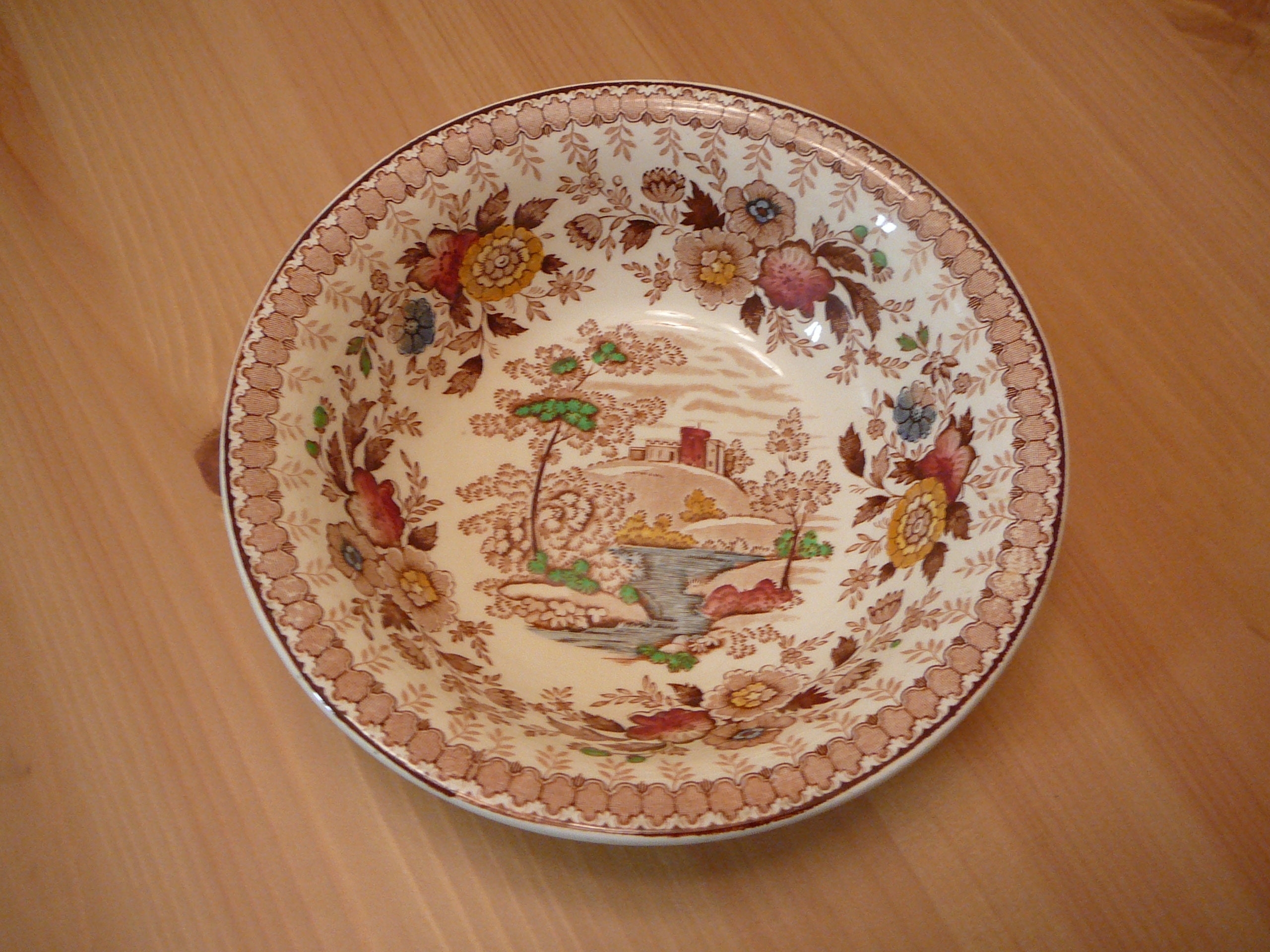 Ridgway 6.25 Bowl, Woodland Pattern, Ridgway China, Made in England ...