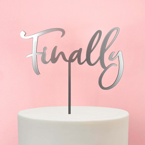 Finally Cake Topper - Etsy UK