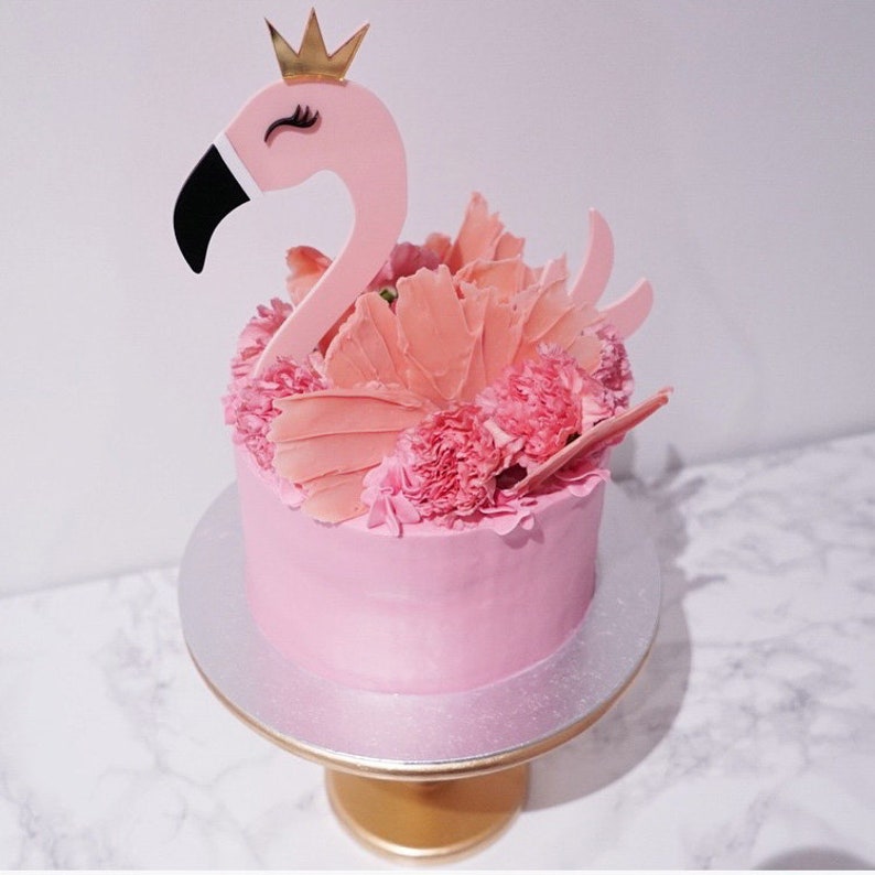 Flamingo Cake Kit | Etsy