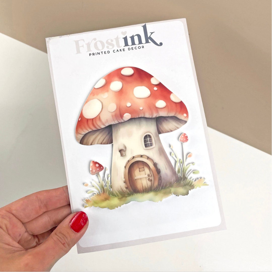 Printed Acrylic Toadstool Cake Topper - Etsy