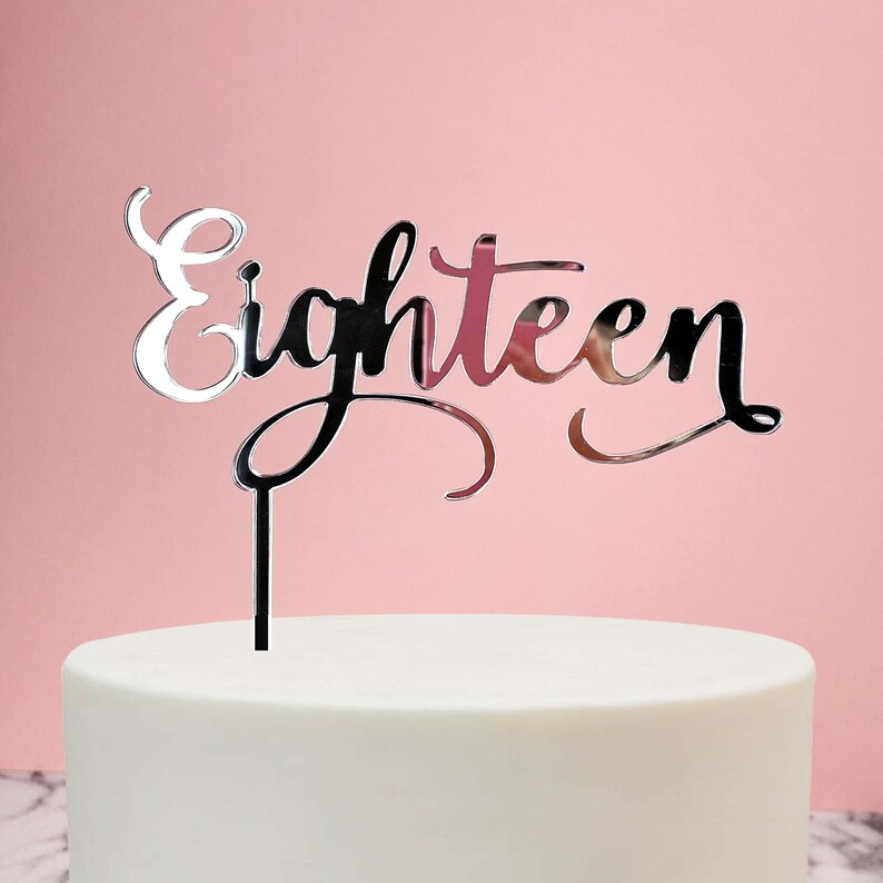 18th Birthday Cake Topper - Etsy