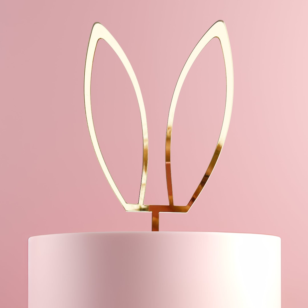 Bunny Ears Cake Topper - Etsy