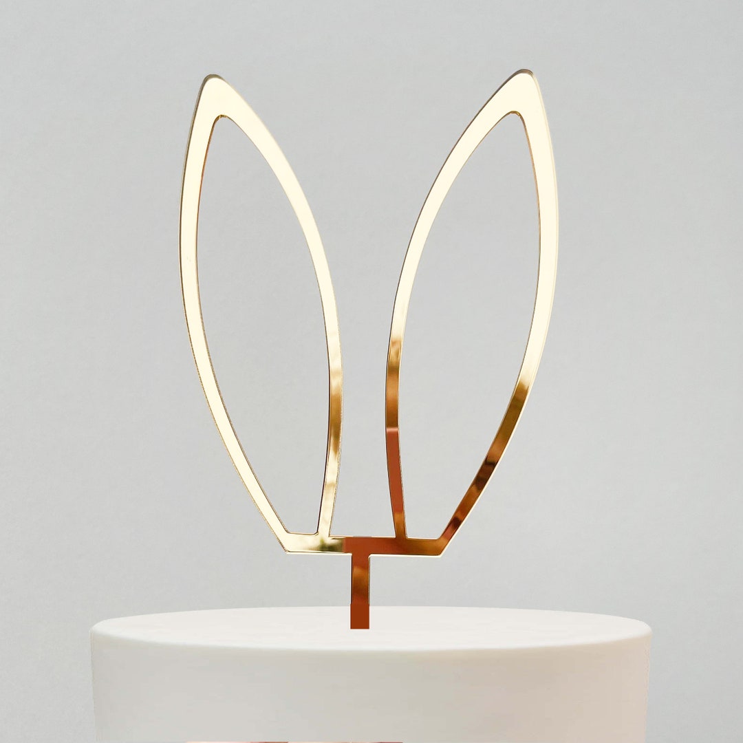 Bunny Ears Cake Topper - Etsy