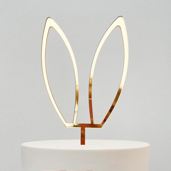 Bunny Ears Cake Topper - Etsy