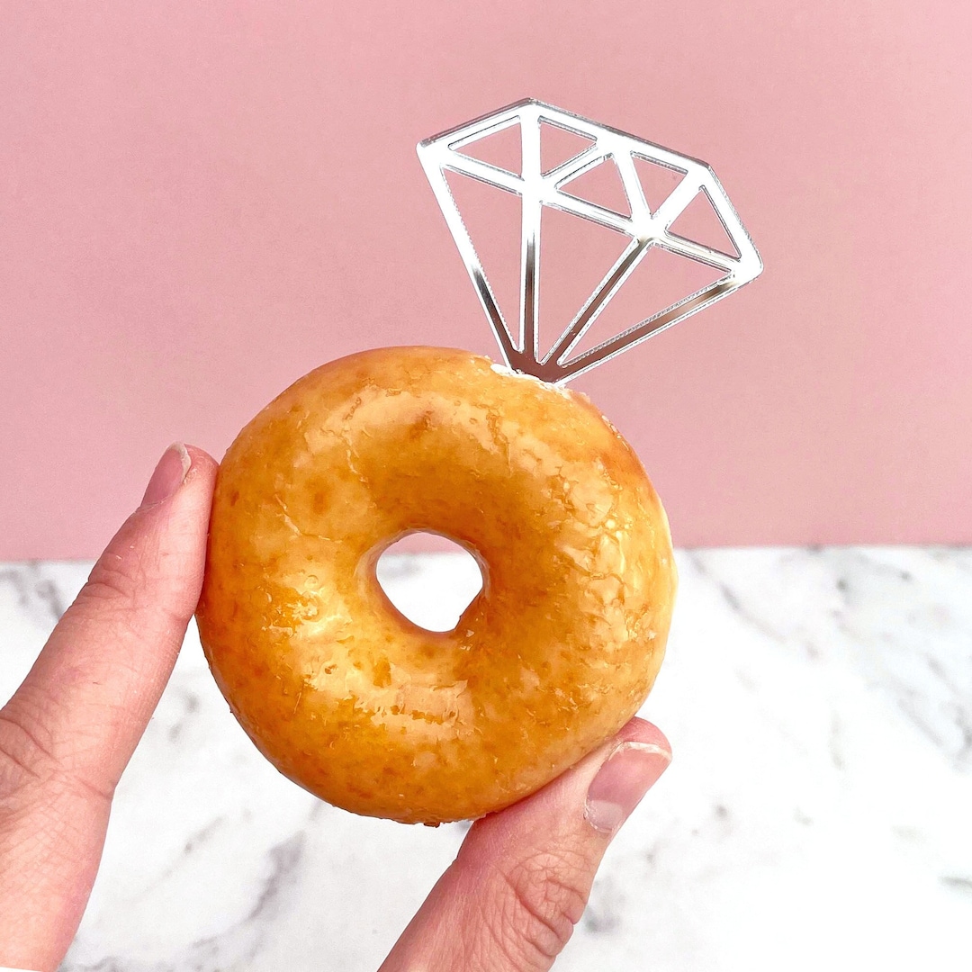Diamond Doughnut Toppers - Etsy