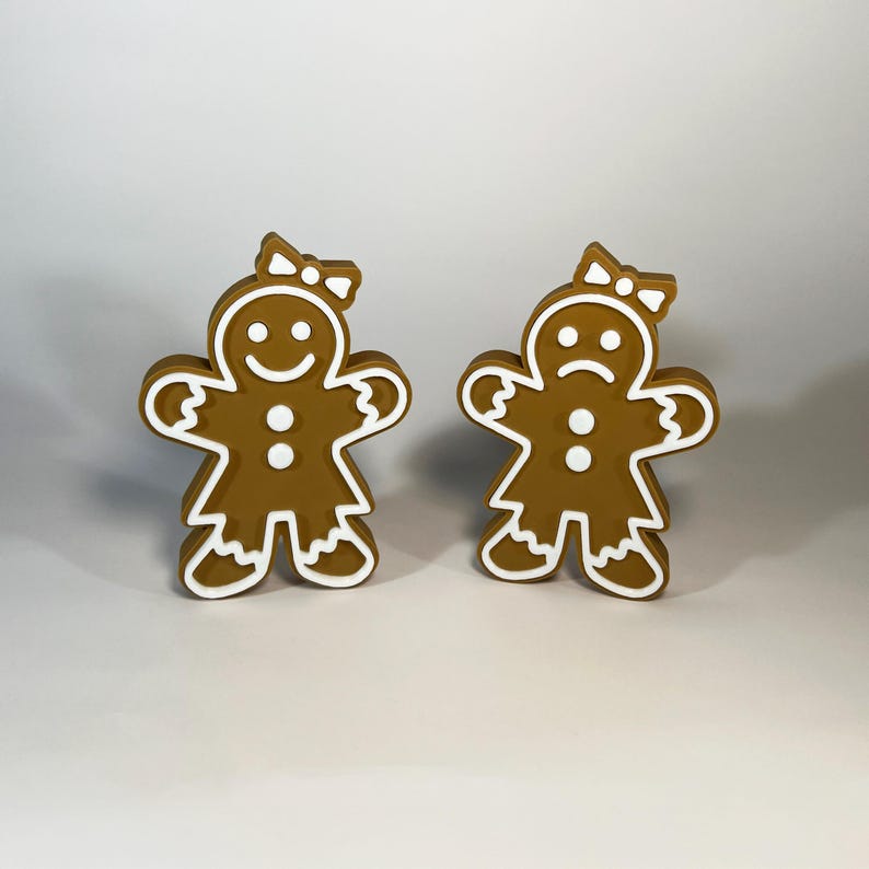 Christmas Gingerbread Family STL Bundle – Gingerbread Man and ...
