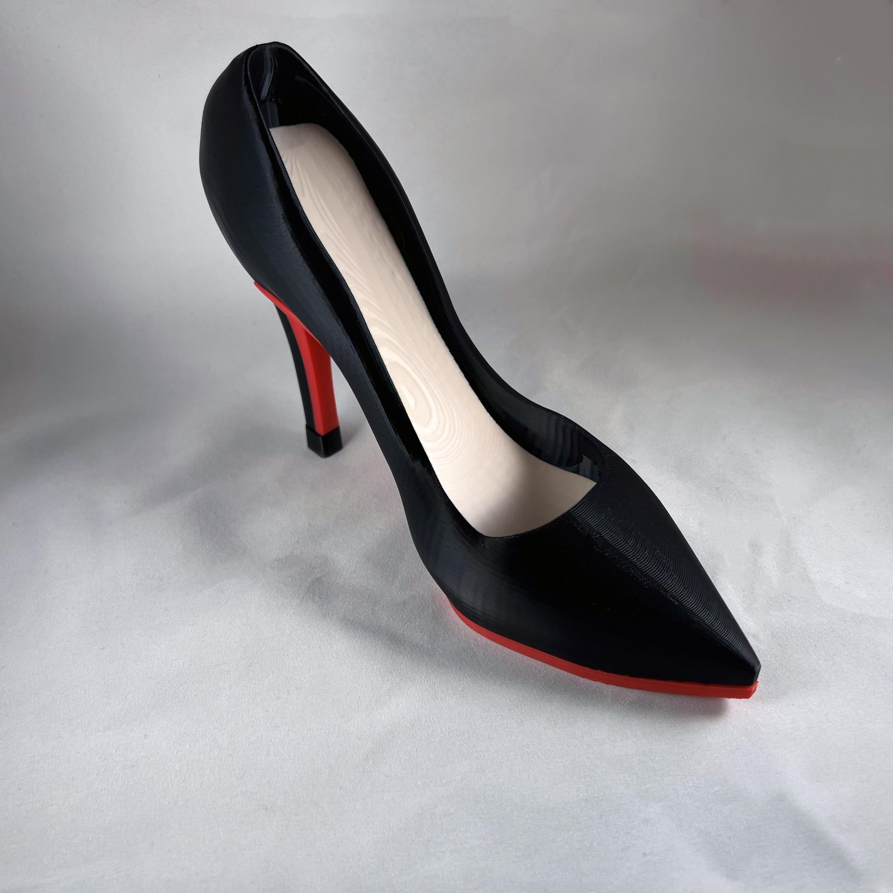 STL File - Life-size Realistic High Heel – Stunning 3D Printable Decor ...