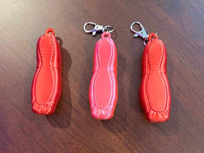 STL File - Realistic Keychain-sized Ballet Pointe Shoe / Ballet Slipper ...