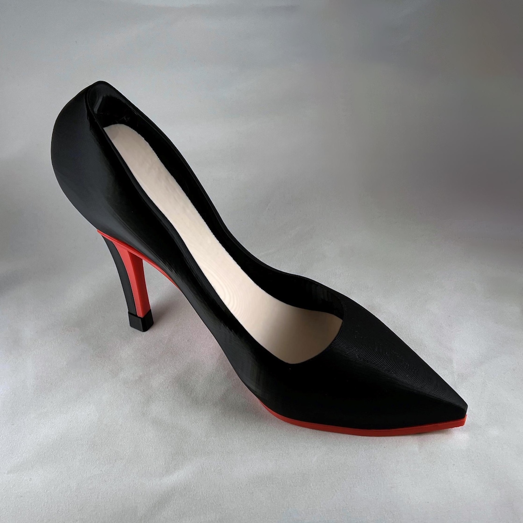 STL File - Life-size Realistic High Heel – Stunning 3D Printable Decor ...