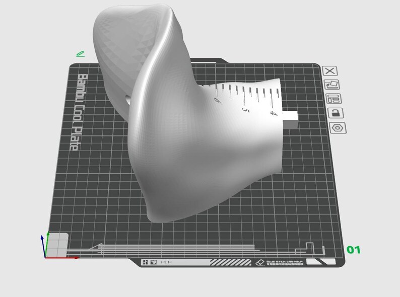 STL Life-sized Earring Display Stand With Built in Ruler [inches ...
