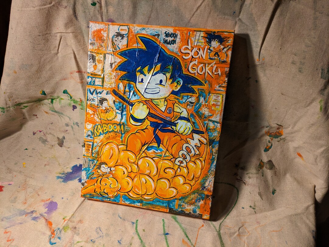 Son Goku PAINTING - Etsy