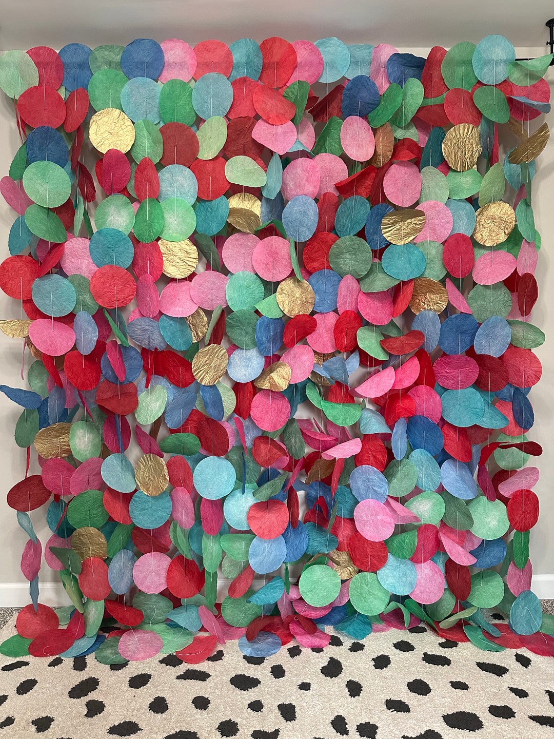 The Original Paper Circle Garland: Holiday Cheer - Etsy