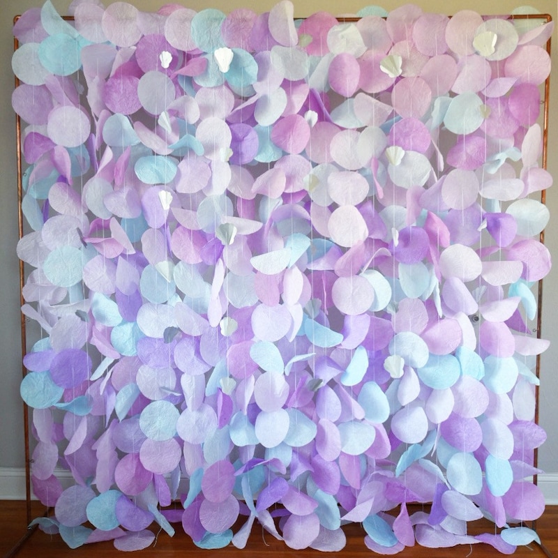 Mermaid Party Backdrop - Etsy