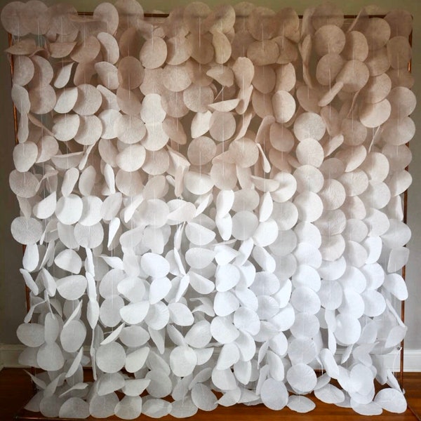 Paper Circle Garland - Etsy