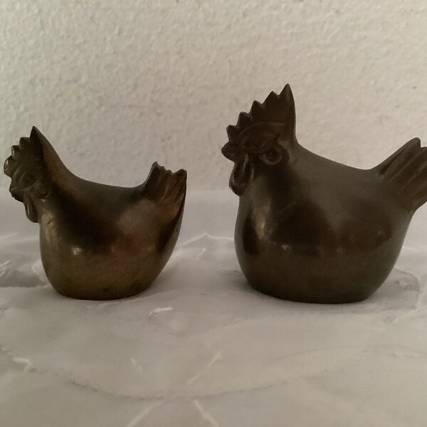 Brass Chickens - Etsy