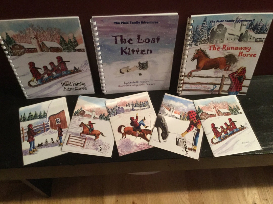 The Plaid Family Adventure Books and Cards. Family Written, Illustrated ...