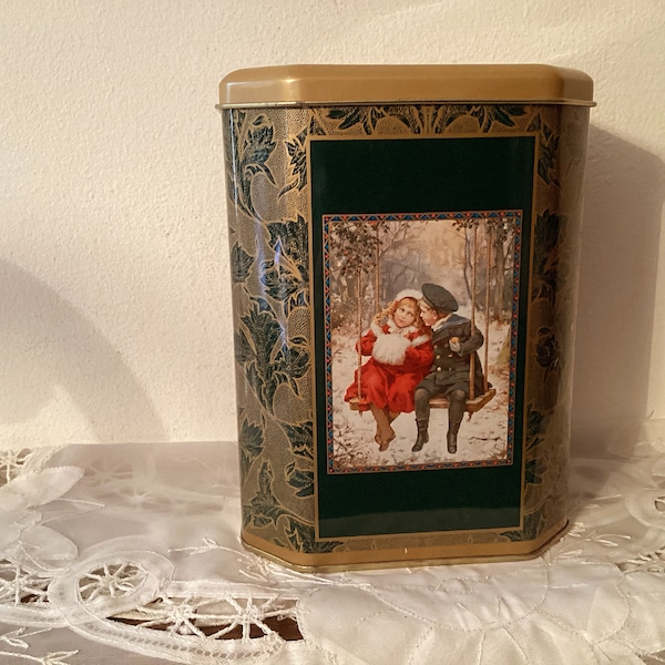 Christmas Storage Tin - Etsy