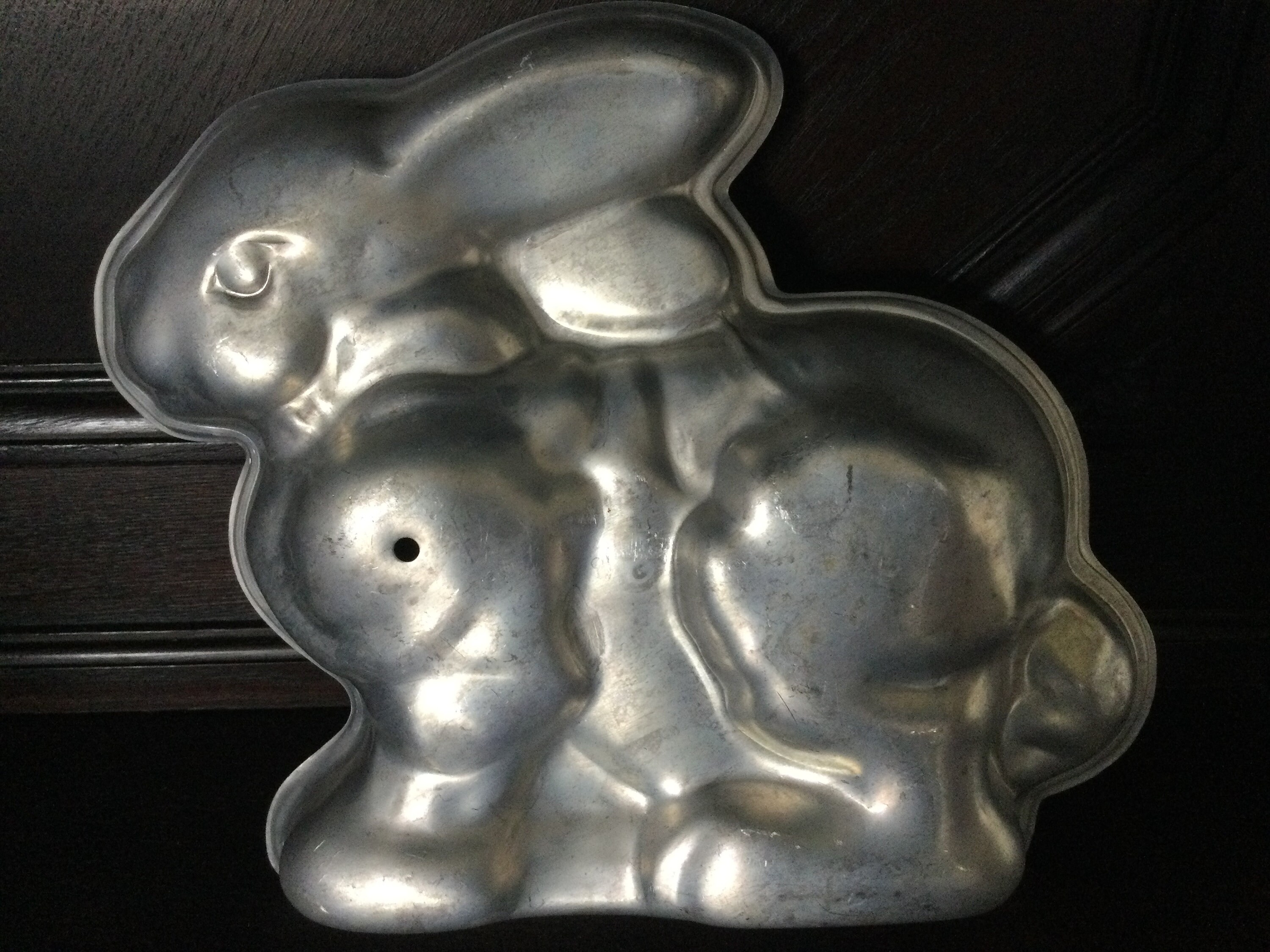 Vintage ALUMINUM RABBIT MOLD 1980s 8 by 8 inch Aluminun | Etsy