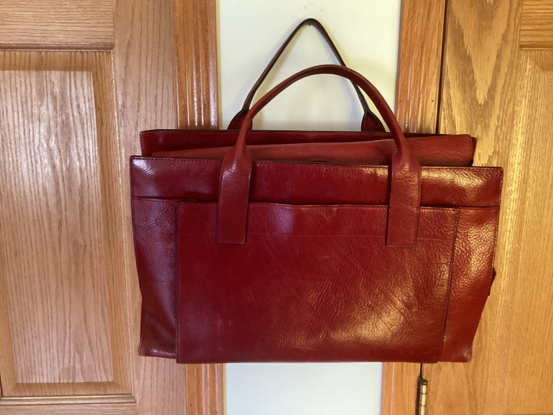 Sale***vintage Wilson Leather Purse Laptop Case Business Case Travel ...