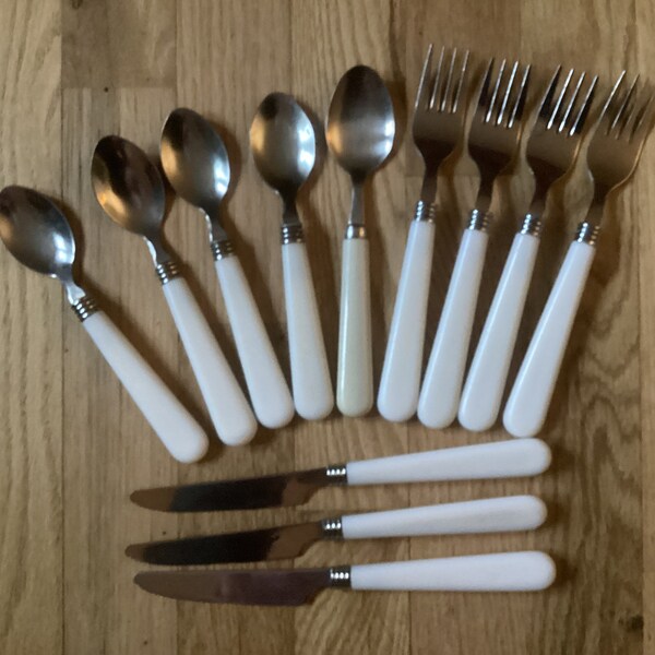 White Flatware - Etsy