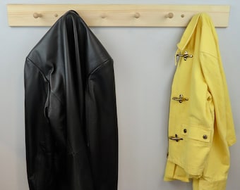 Unfinished Shaker Peg Coat Hat Rack 24 | Etsy