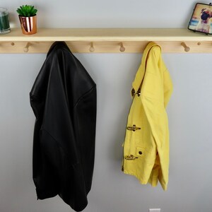 Unfinished Shaker Peg Coat Hat Rack With Shelf 48" - Etsy