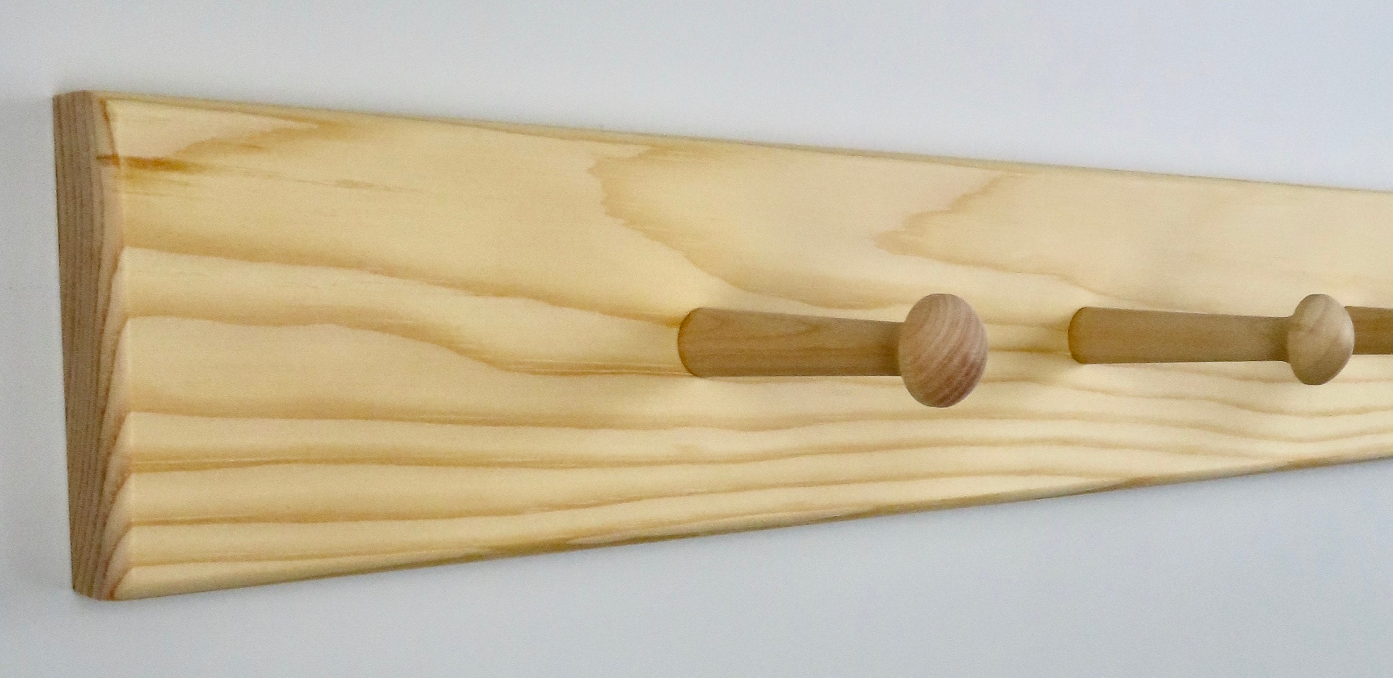 Unfinished Shaker Peg Coat Hat Rack 48 - Etsy