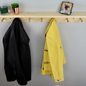 42" Unfinished Shaker Peg Coat Hat Rack - Etsy
