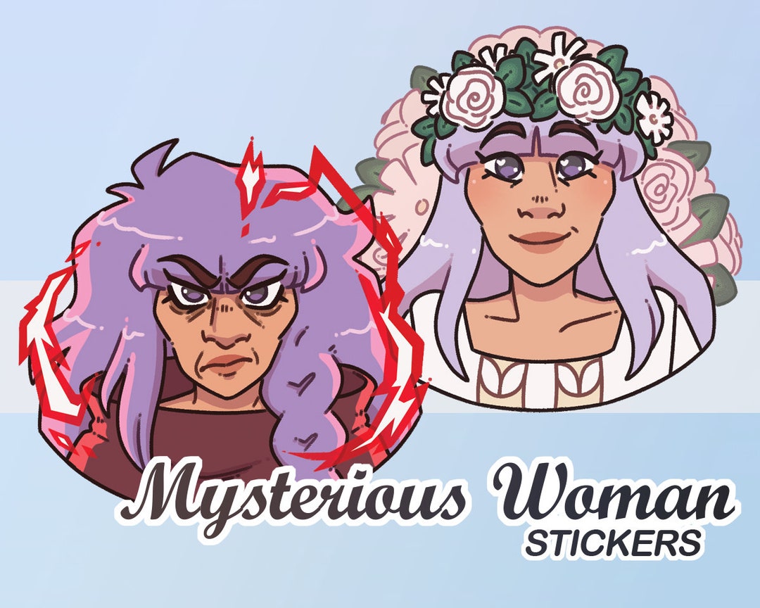 Mysterious Woman Stickers Centaurworld - Etsy