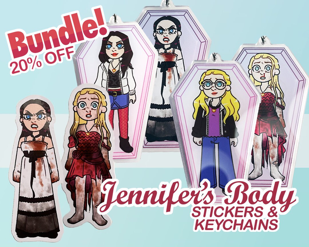 Jennifer's Body Bundle Stickers & Keychains Jennifer - Etsy