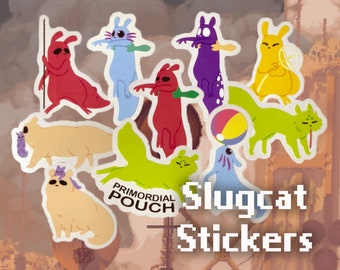 Rain World Slugcat Pairing Stickers - Etsy