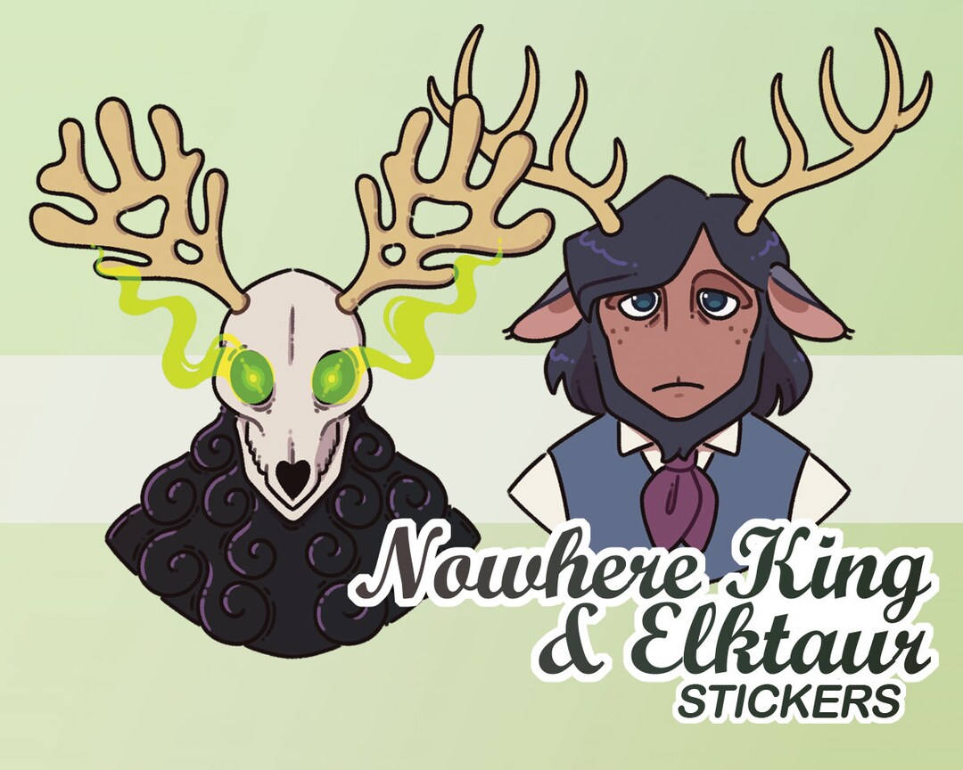 Nowhere King & Elktaur Stickers Centaurworld - Etsy
