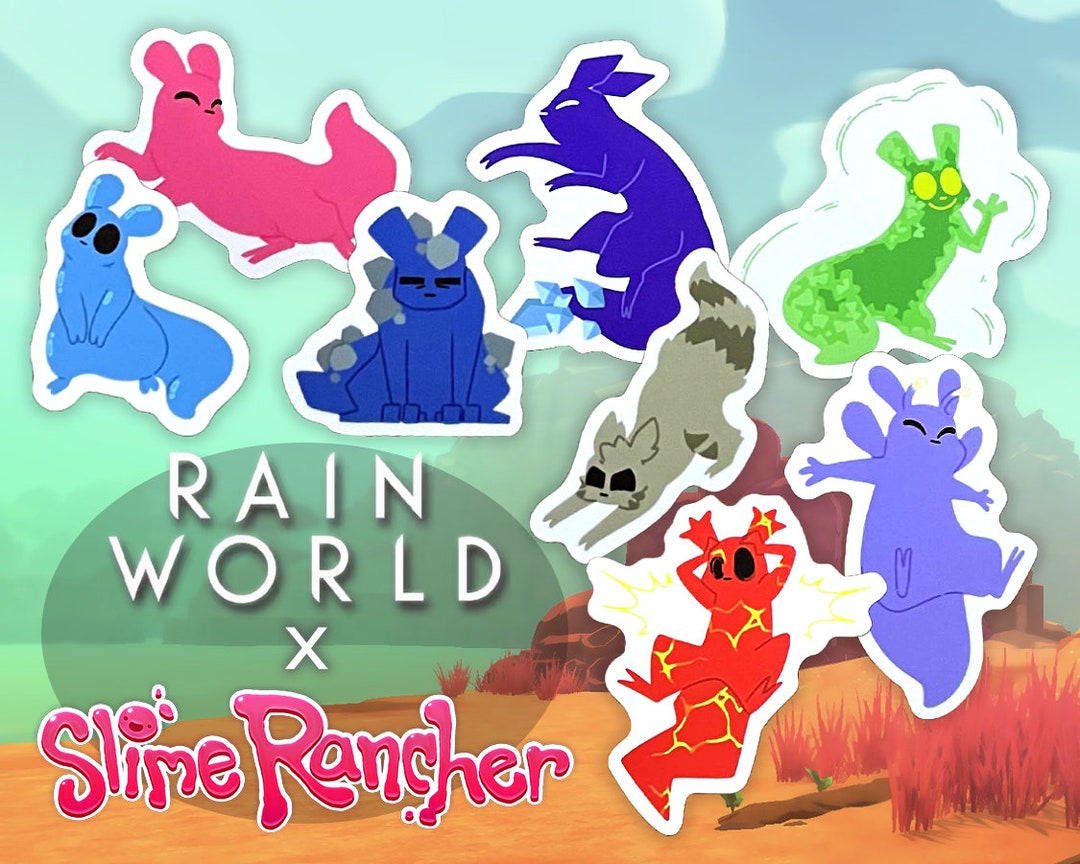 Rain World X Slime Rancher Stickers: Set 1 - Etsy