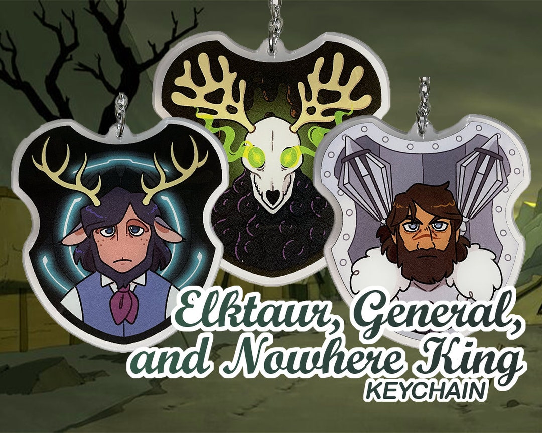 Elktaur, Nowhere King, and General Keychains, Double-sided ...