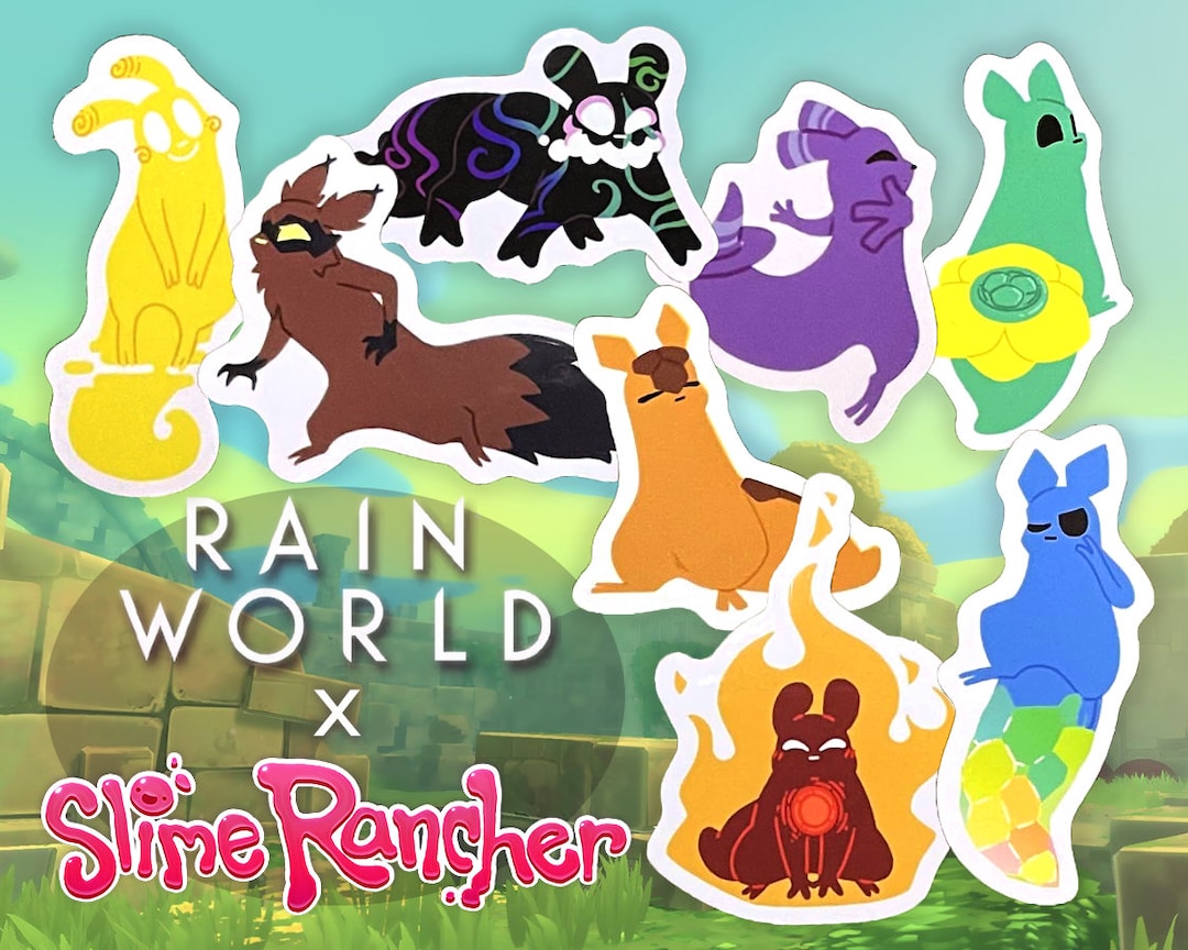 Rain World X Slime Rancher Stickers: Set 2 - Etsy