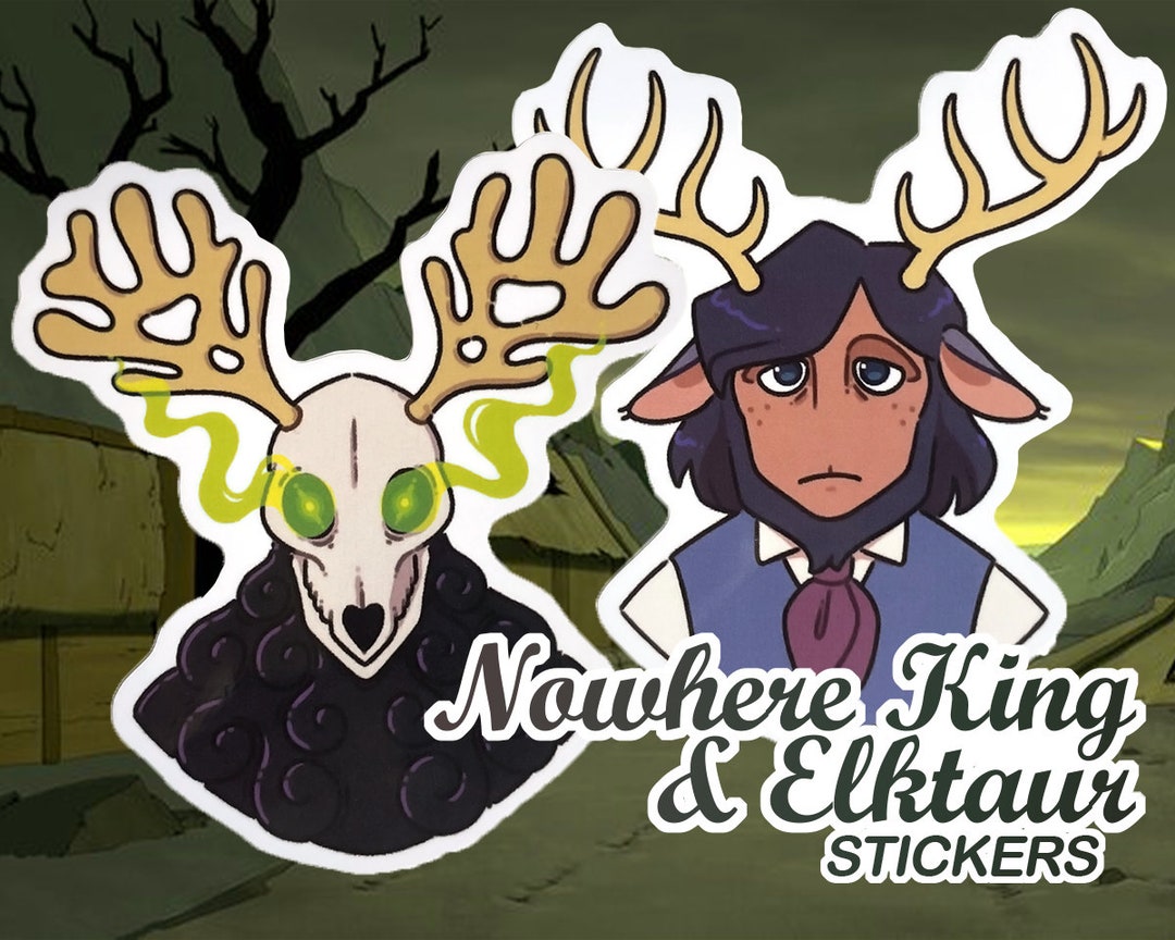 Nowhere King & Elktaur Stickers | Centaurworld - Etsy