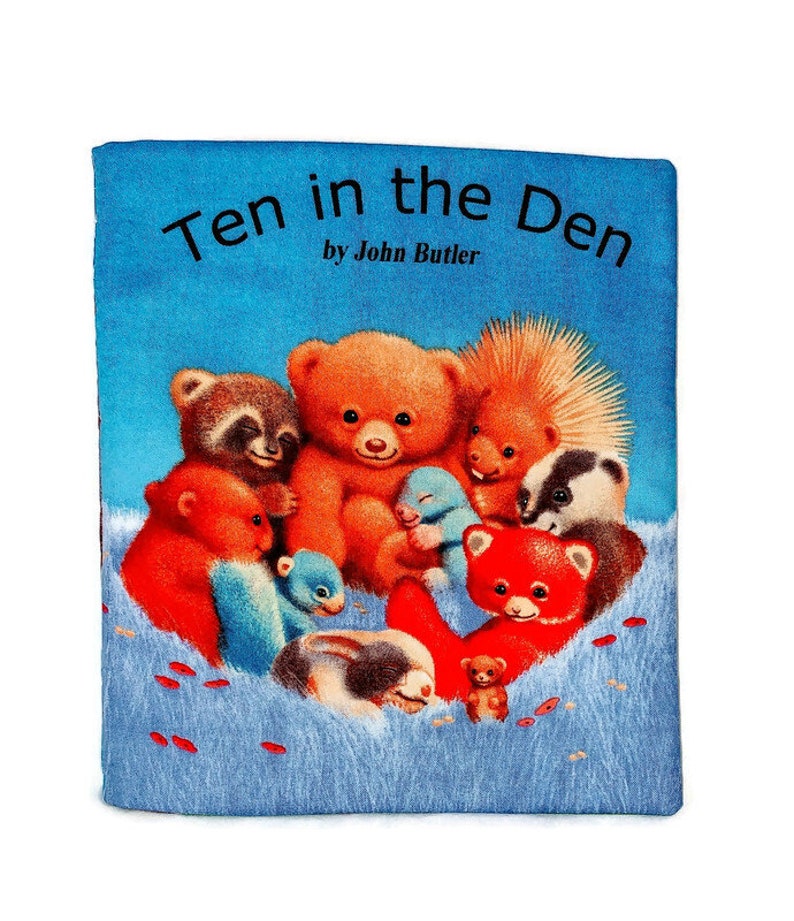 Ten in the Den Soft Cloth Books for Baby Children Boys - Etsy