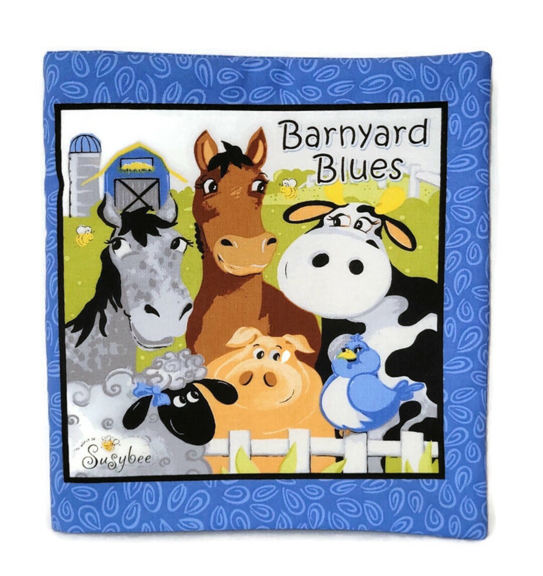 Barnyard Blues - Soft Cloth Books for Baby, Children, Boys, Girls ...