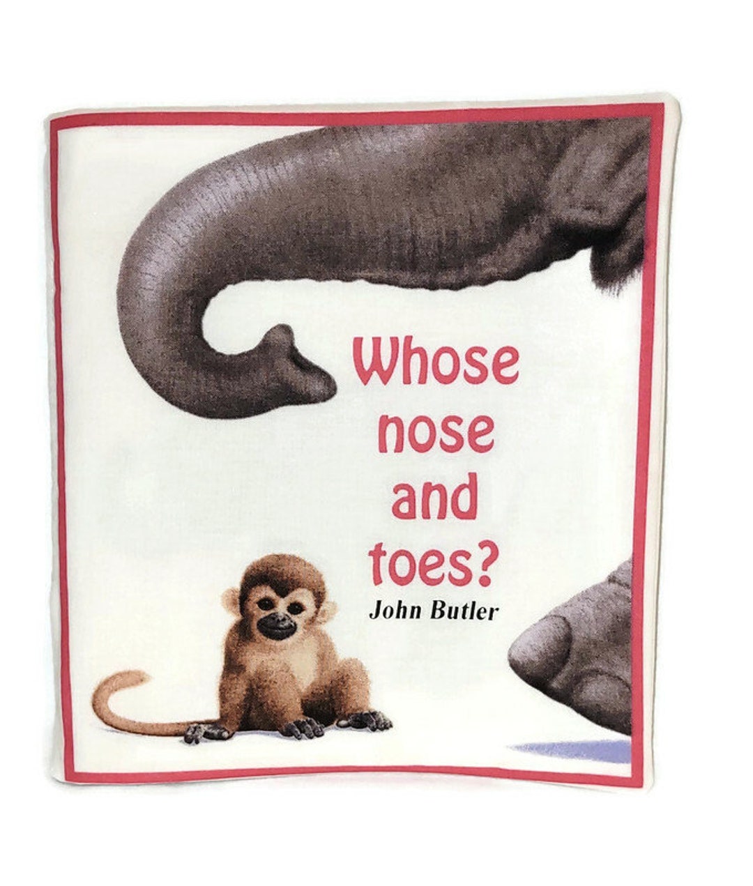 Whose Nose and Toes Soft Cloth Book for Babies, Children, Boys, Girls ...