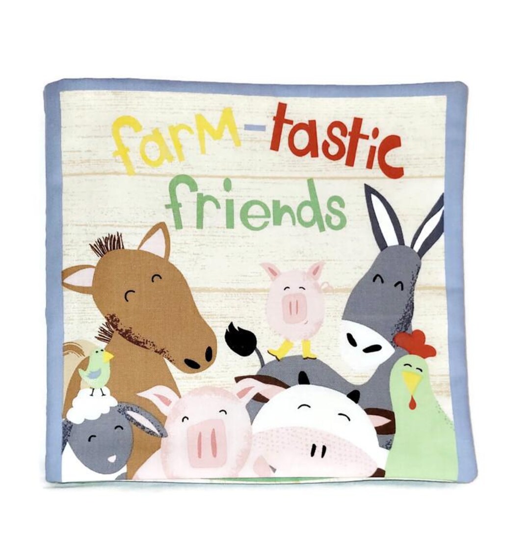 Farm-tastic Friends - Soft Cloth Books for Babies, Children, Boys ...