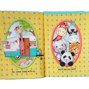 Let's Go Camping - Soft Cloth Books for Babies, Children, Boys, Girls ...