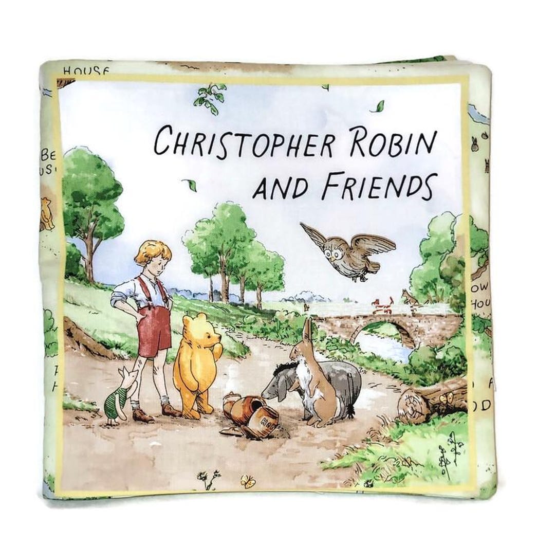 Christopher Robin and Friends - Winnie the Pooh Soft Cloth Books for ...