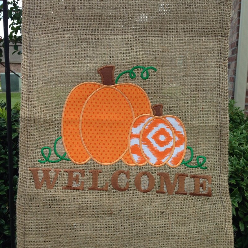 Burlap Yard Flag - Etsy